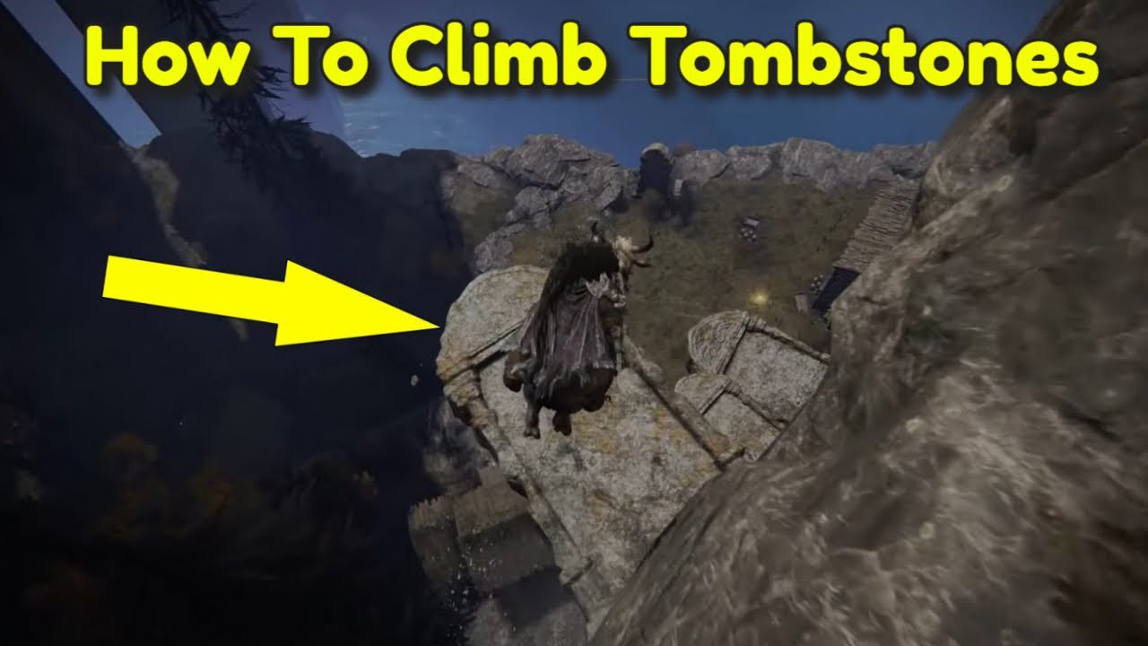 How to climb Tombstones Elden Ring / Get to Dragon's Pit - YouTube