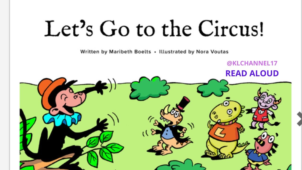 Let's go to the Circus!- book for kids - YouTube