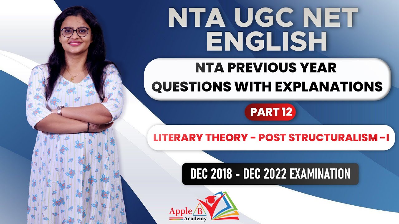 NTA Previous Year Questions | Part 12 | Literary Theory | Post ...