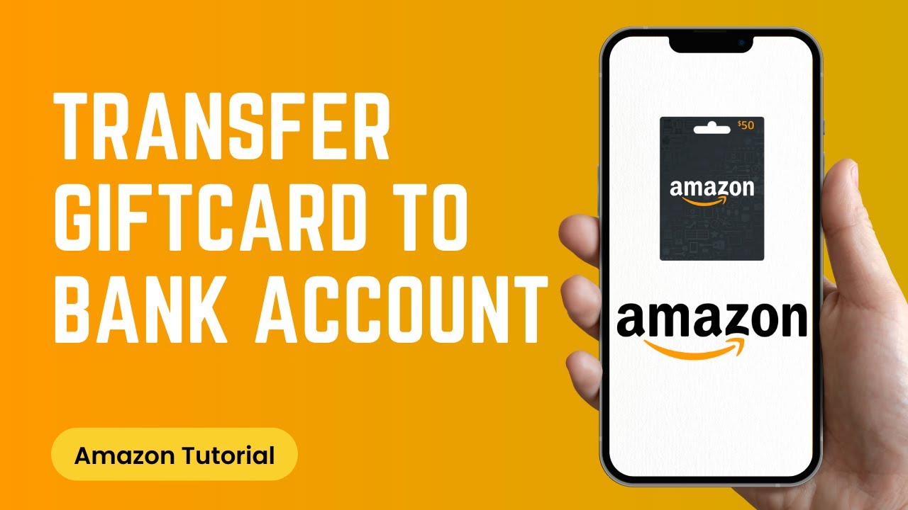How to Transfer Amazon Gift Card to Bank Account - YouTube