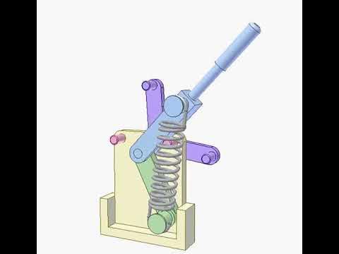 Spring Toggle Mechanism 4 - YouTube
