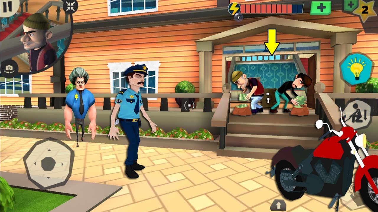 Scary Robber home clash _ new fun game video everyday , Gameplay ...