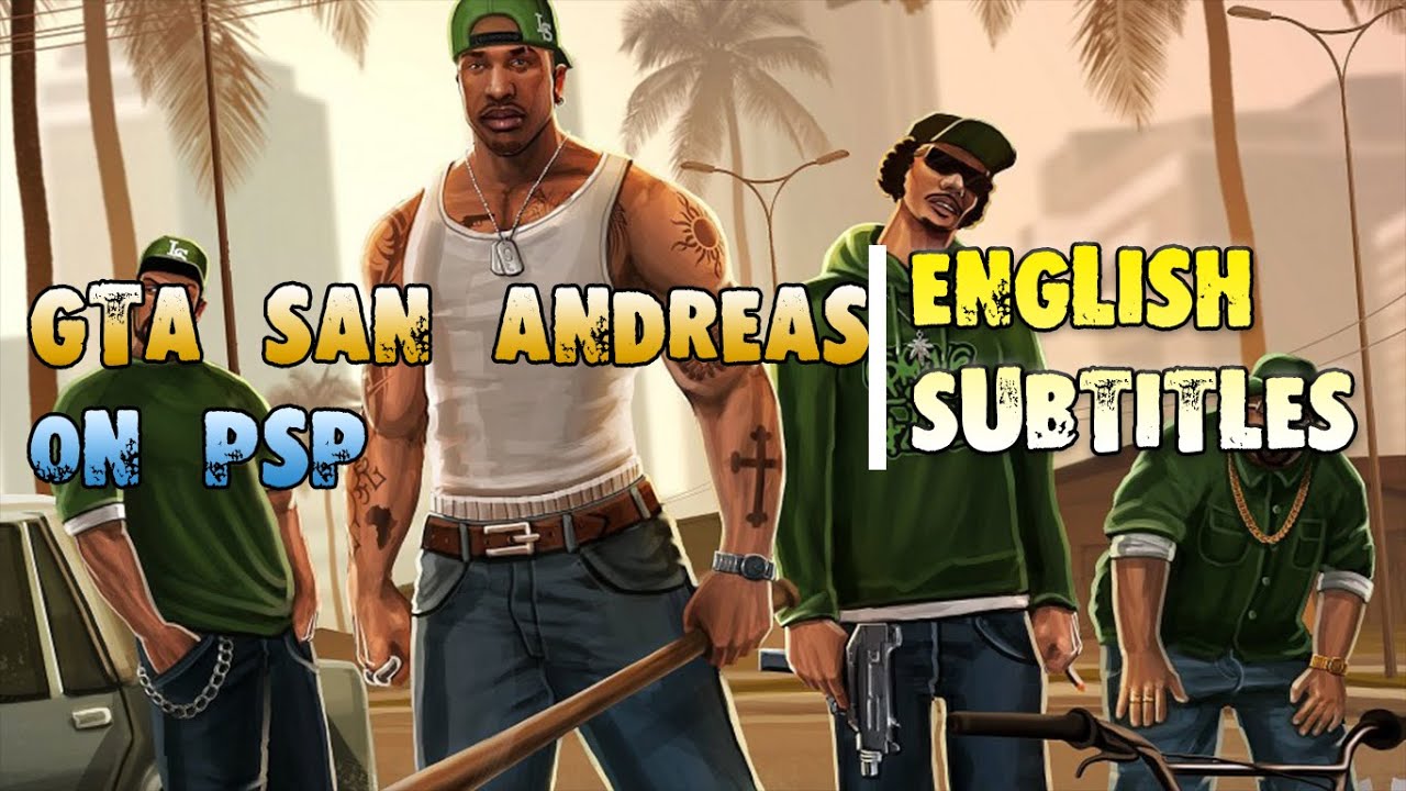 GTA San Andreas на PSP. (+English Subtitles) - YouTube