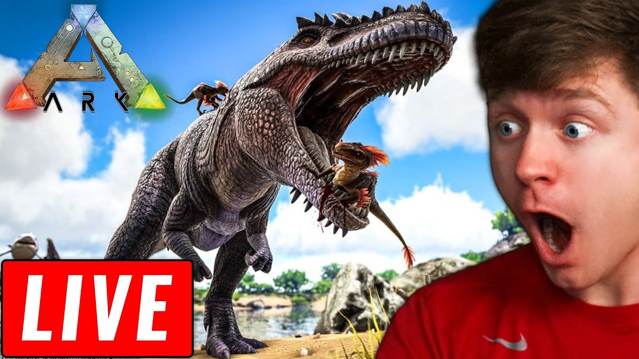 🔴 ARK SURVIVAL EVOLVED LIVE! (Day 2) - YouTube