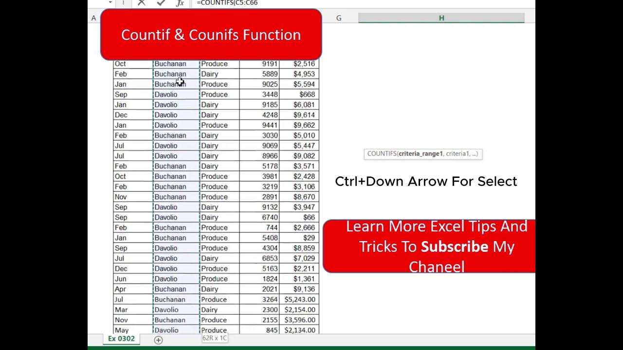 Mastering COUNTIF & COUNTIFS in Excel 🚀@learnwithlokeshlalwani @chandoo_ - YouTube
