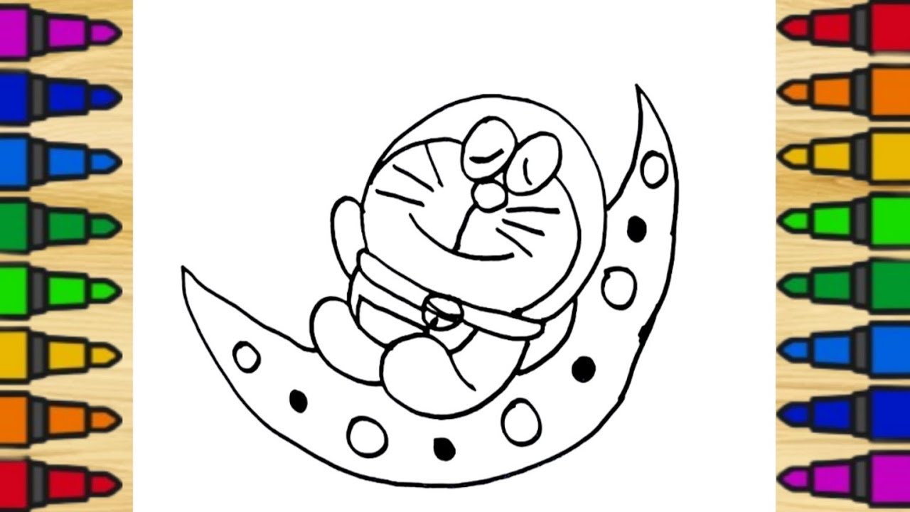 cute doraemon drawing (step by step) easy doraemon drawing | drawing ...