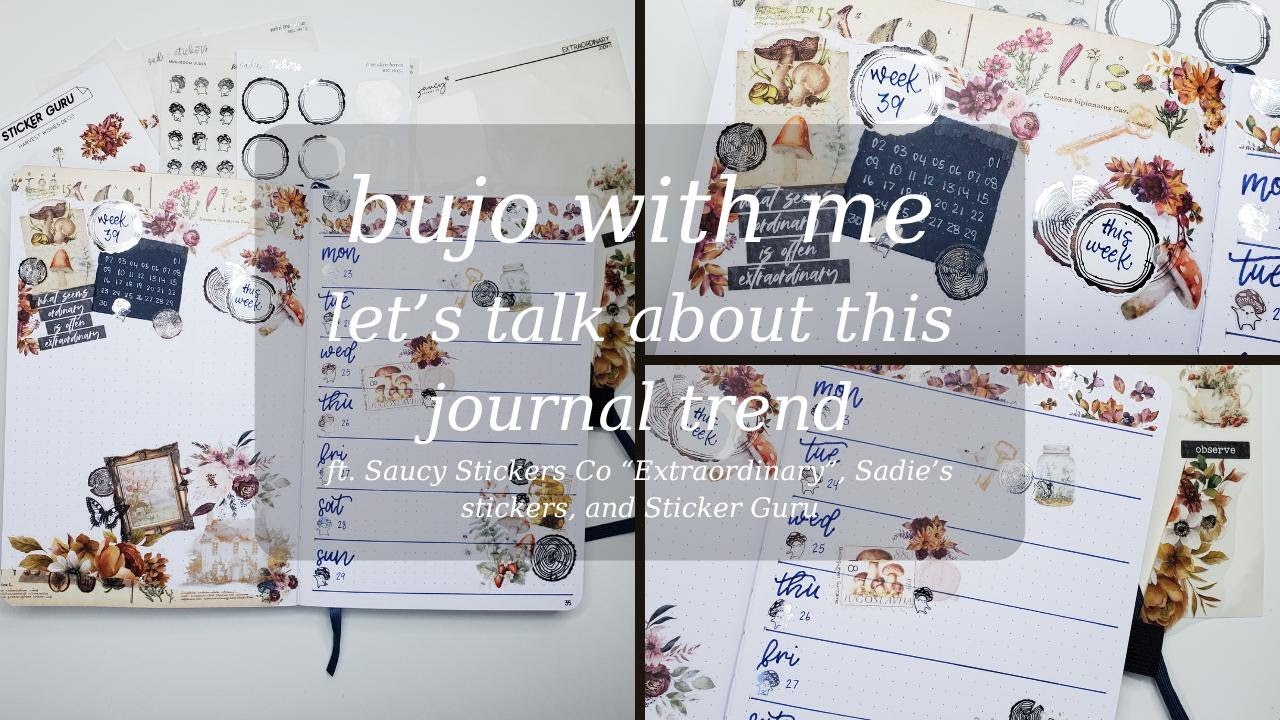 Bujo With Me - Ep 4 (Planner Community and Journal Trends) - YouTube
