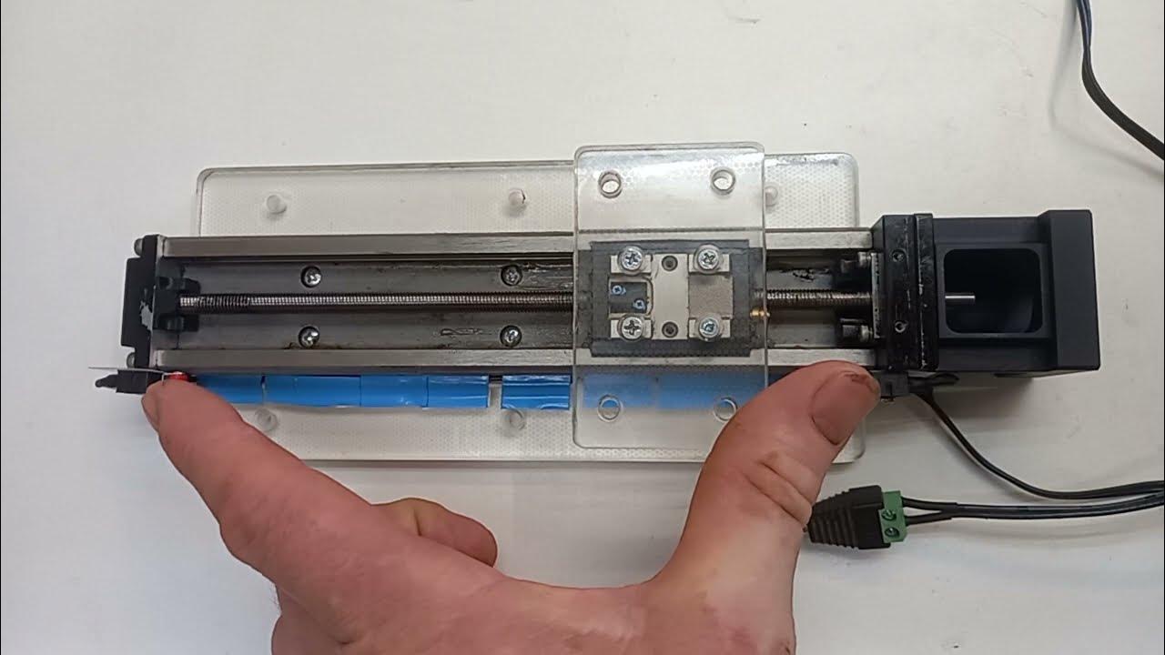 Carril fotográfico THK KR20A. Sujeción y Limit Switch. Segunda parte. - YouTube