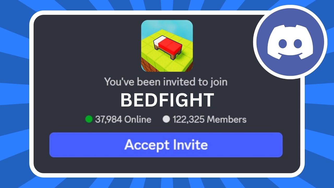 How to Join BedFight Discord Server - YouTube