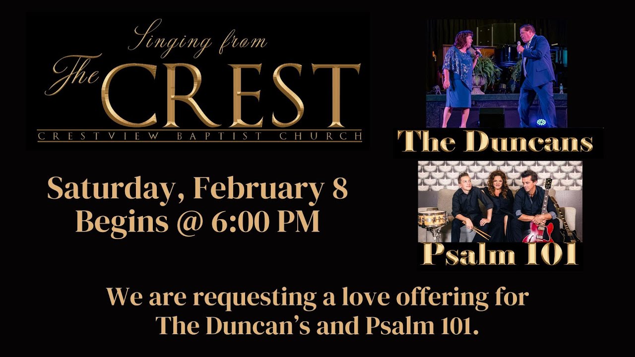 THE DUNCANS AND PSALM 101 IN CONCERT SAT FEB 8TH AT 6PM - YouTube