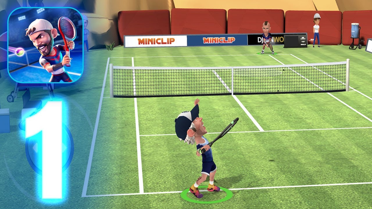 Mini Tennis ‏‏Gameplay walkthrough Part 1 (iOS, Android) - YouTube