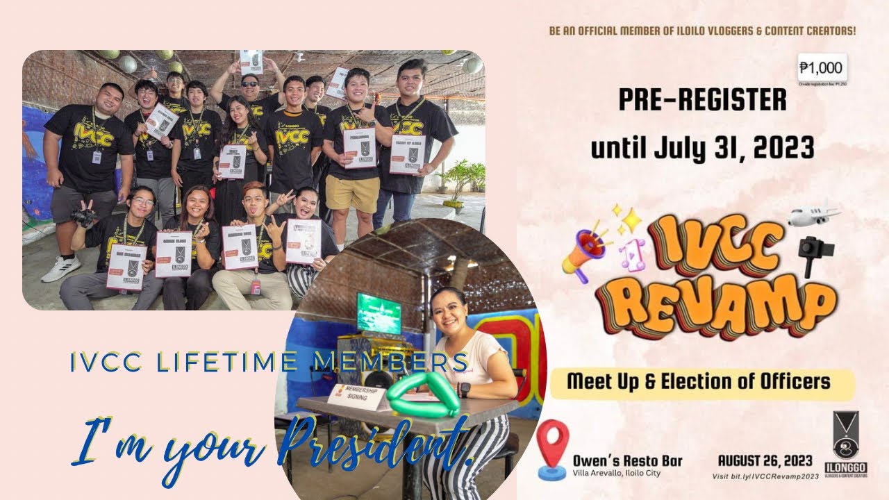 IVCC REVAMP: Meet-Up & Election of Officers - YouTube