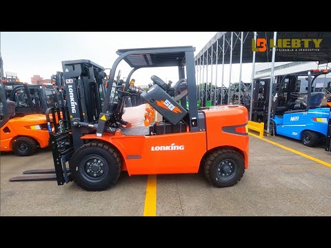 Safety Procedures for Operating the LONGKING LG50T Forklift - YouTube