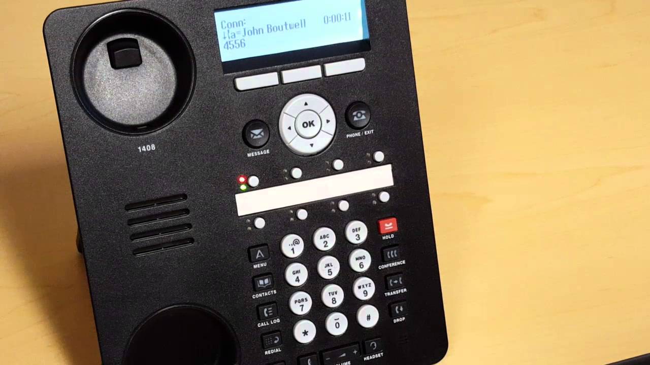 Avaya IP Office 1408 Usage - YouTube