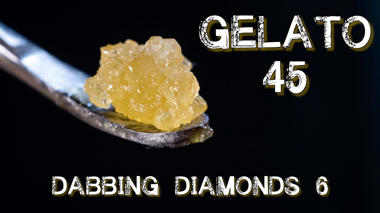 Dabbing Pure THC Diamonds | Gelato 45 - YouTube