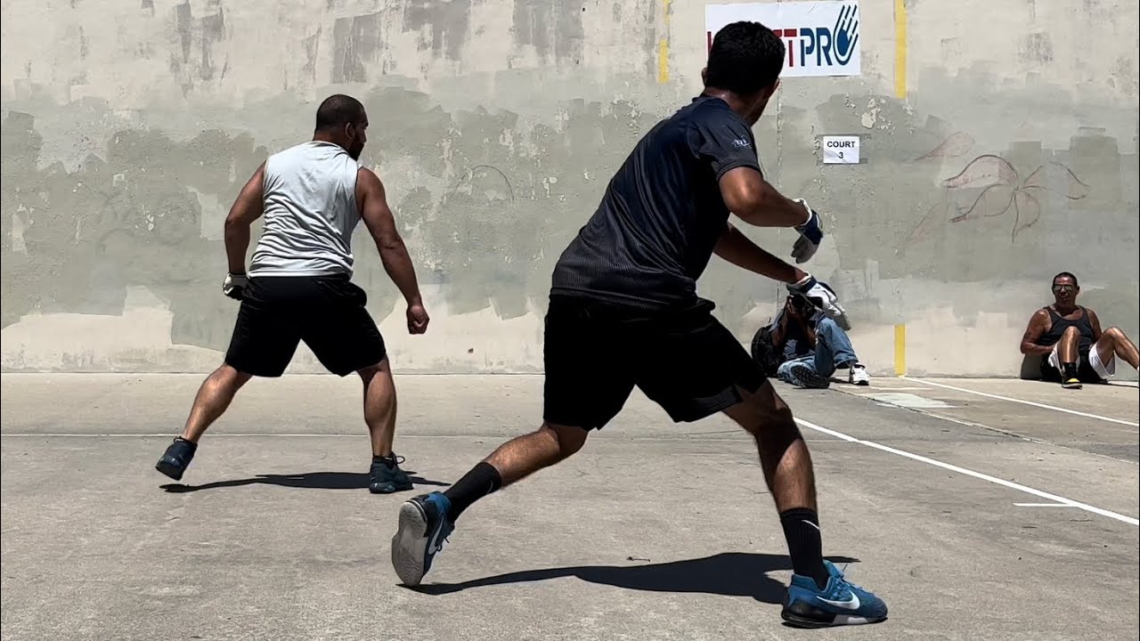 Dan P. Vs Franklin- 3rd Round - 2022 10k U.S Open Singles Handball ...