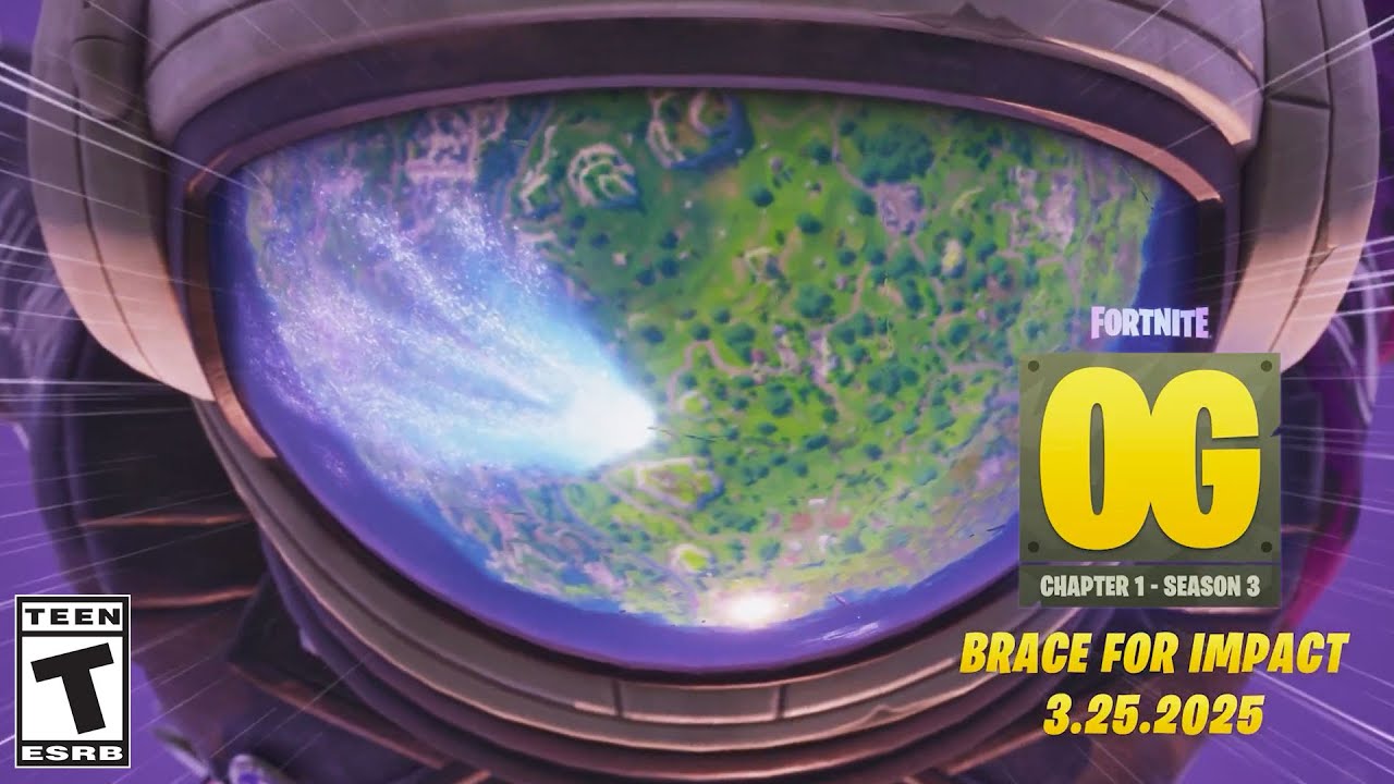 OFFICIAL Fortnite OG Chapter 1 Season 3 launches March 25 Teaser! - YouTube