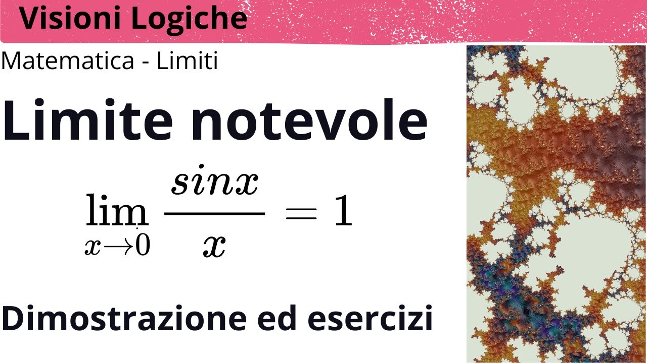 Limite notevole. Dimostrazione ed esercizi - YouTube