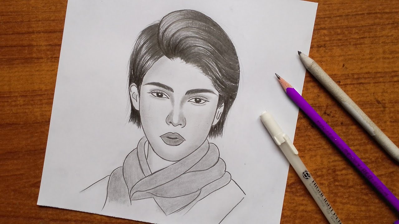 A boy sketch with face step by step || How to draw a Boy || Boy Drawing ...