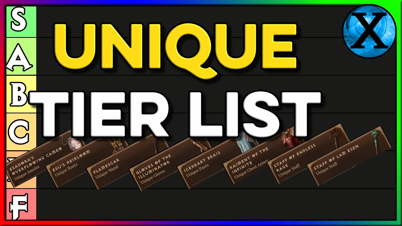 Diablo 4 Season 0 Tier List All Sorcerer Uniques Ranked from Best to ...