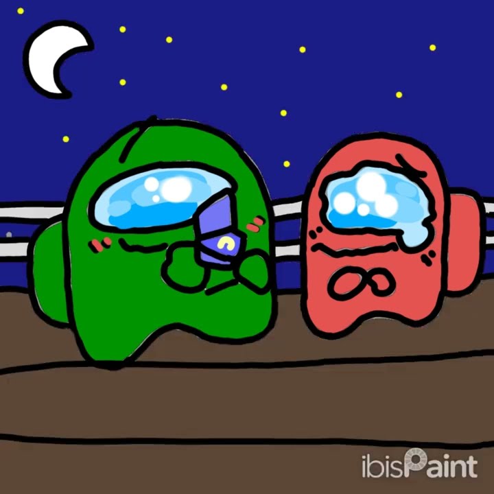 red x green fnf among us #music #art #fnffanart #fnf #animation # ...