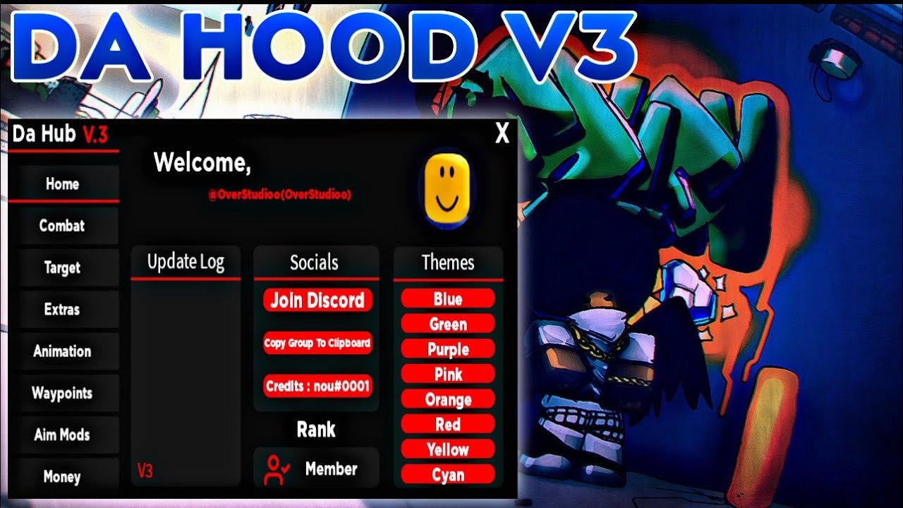 ROBLOX DA HOOD V3 BEST OP SCRIPT **PASTBIN** - YouTube