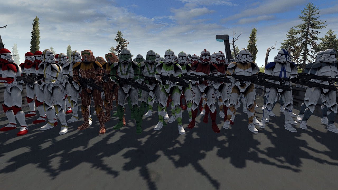 All Clone Legions and Commanders Defend Republic Superbase Against ...