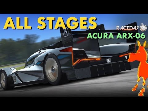 Real Racing 3 RR3 Race Day: Acura ARX-06: All Stages - YouTube