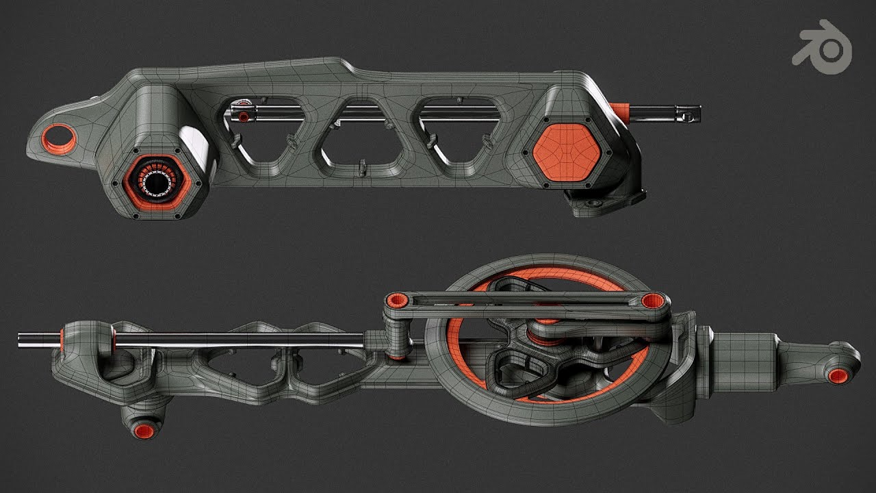 Modeling MDL-004 for HMP02 in #b3d | Timelapse - YouTube