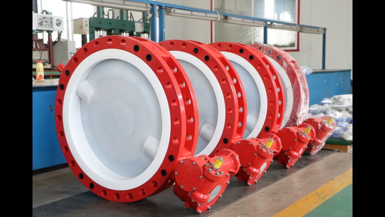 PTFE LINED DISC - YouTube
