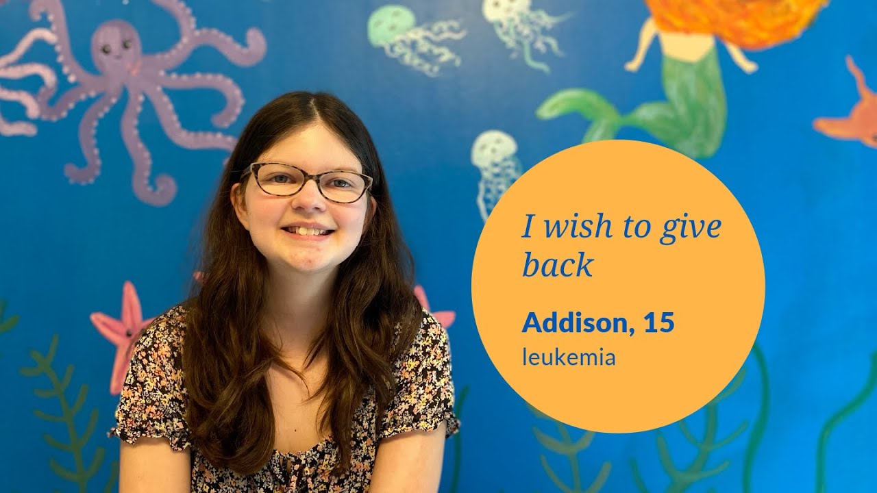 I wish to give back | Addison, 15 | Wish Day 4.28.2023 - YouTube