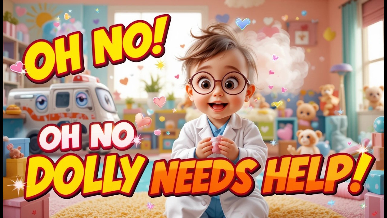 Dolly’s Big Boo-Boo 🚑 Funny 3D Animated Kids Song | Baby Doctor Saves ...