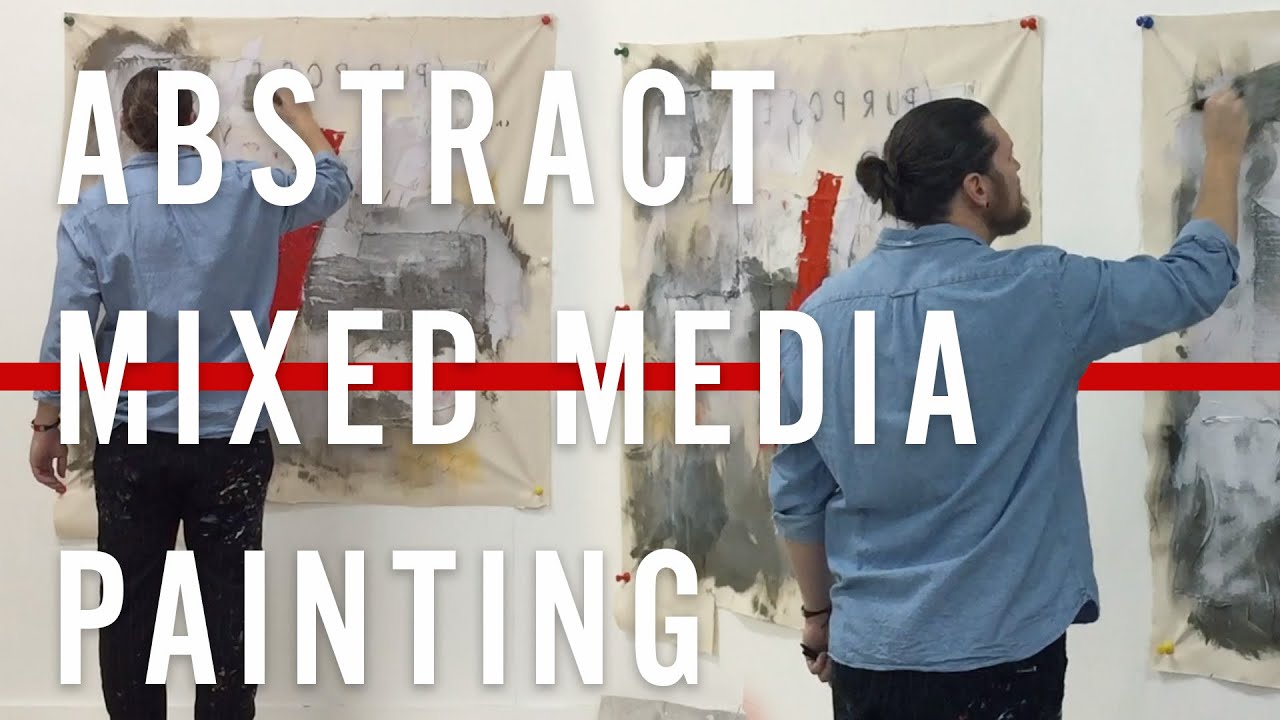 Abstract Painting: Mixed Media on Canvas: Waco, Texas Artist Ty Nathan ...