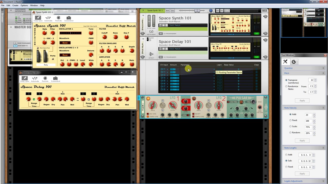 Space Synth 101 - Making a few Sounds - YouTube