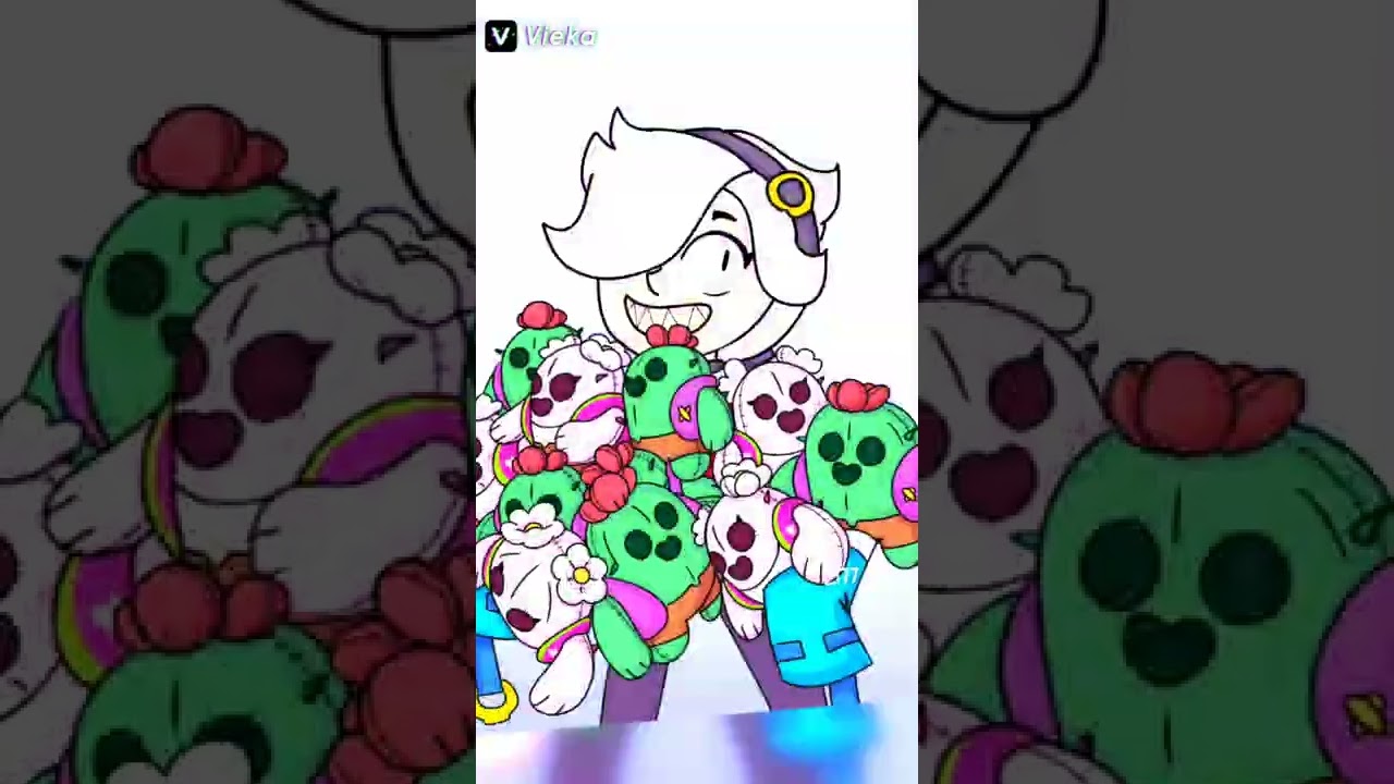 //brawl stars //📒Colette x Spike🌵|| vieka //Starr Yağmur// - YouTube