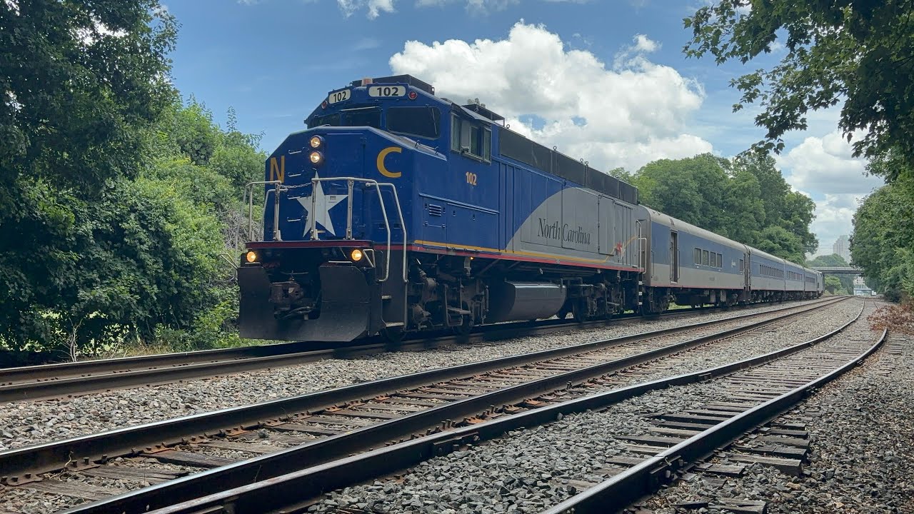 Amtrak #75 “Piedmont” flies through the Aberdeen Subdivision northbound ...
