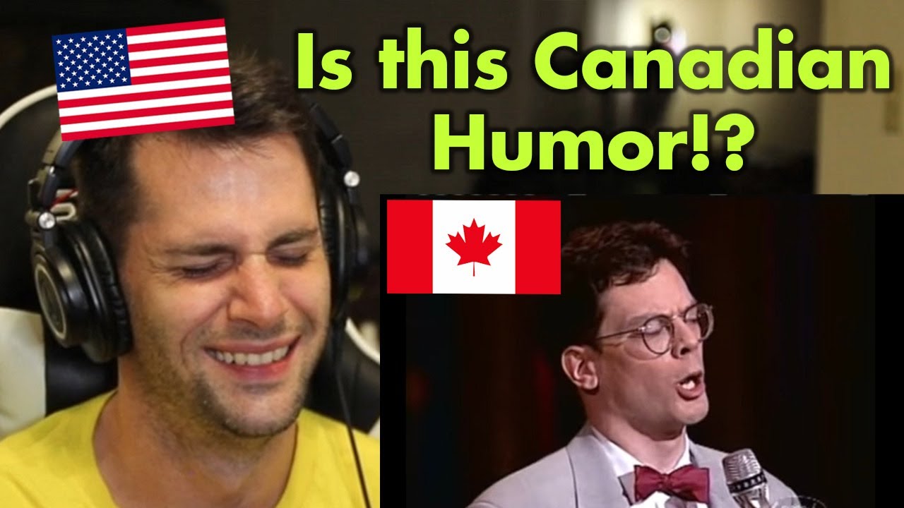 American Reacts to FUNNY Canadian Comedians (with jokes about America ...