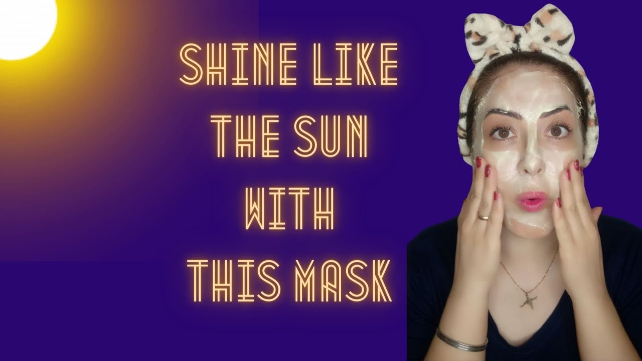 Make your face glassy and shiny with this homemade mask - YouTube