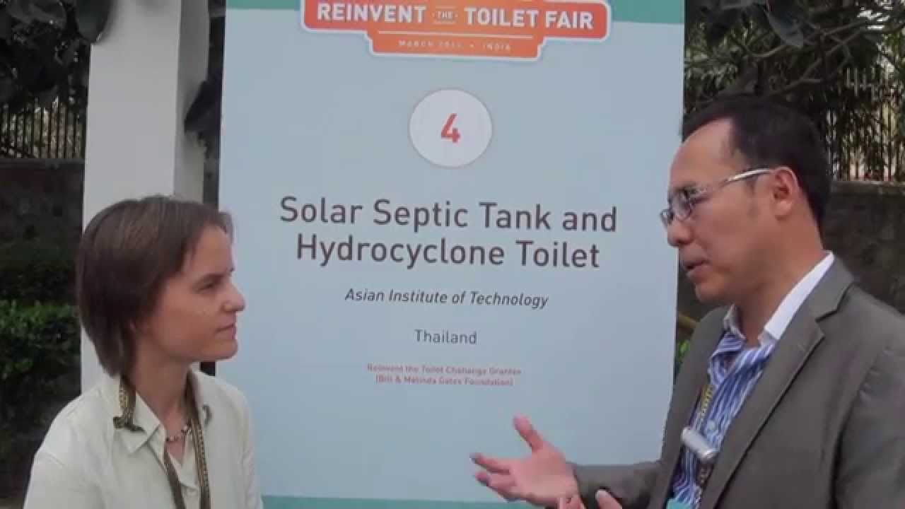 Thammarat Koottatep: Solar septic tank and hydrocyclone toilet (AIT ...