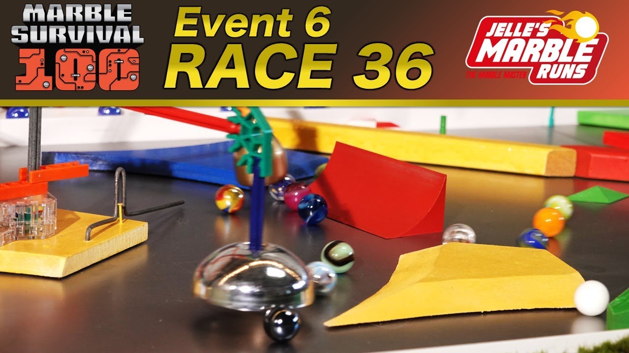Marble Race: Marble Survival 100 - Race 36 NEW COURSE! - YouTube