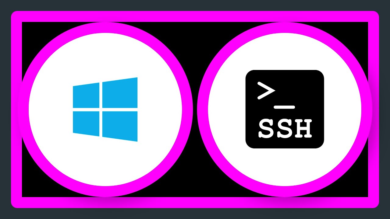 .ssh/config file for Windows 10's SSH? - YouTube