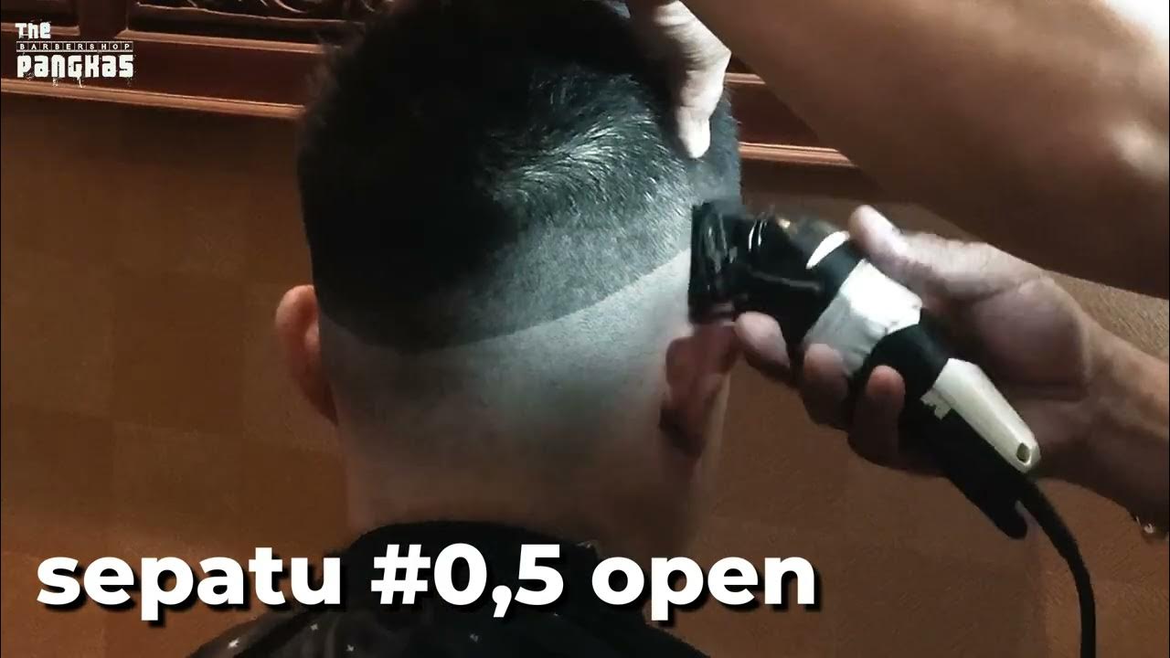 RAHASIA MEMBUAT GRADASI MUDAH ATAU FADE MODEL french crop pemula - YouTube