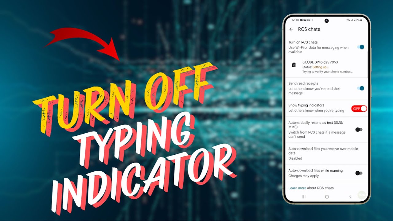 How To Prevent Others Know You Are Typing In Messages On Galaxy S24 ...