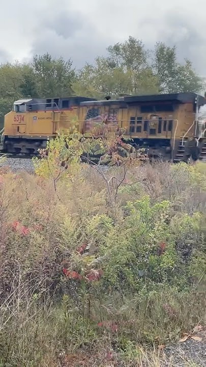 UP 6374 AC44CW Leads NS 14M At Bayview Road Blasdell NY - YouTube