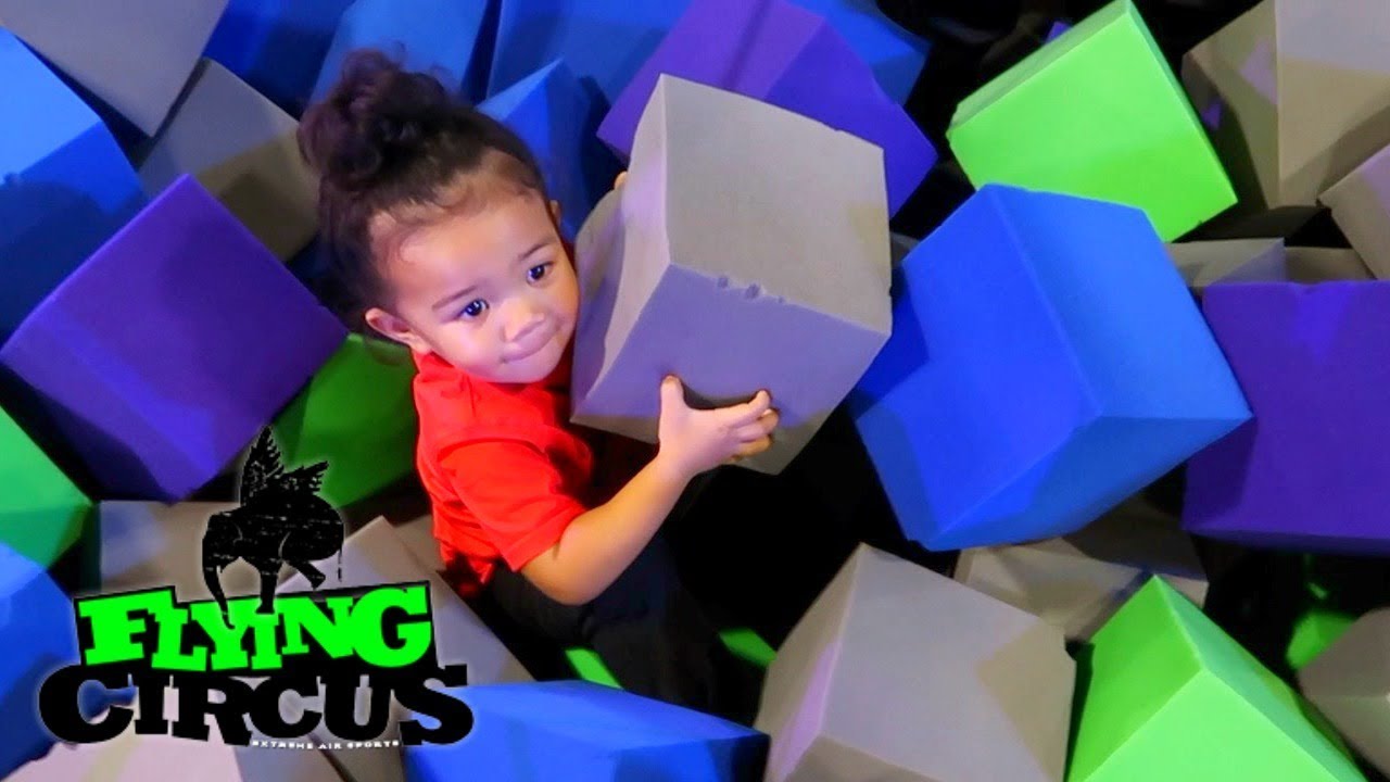Trampoline Fun at Flying Circus! - YouTube