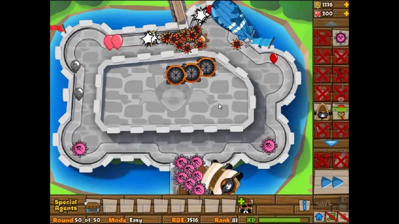 BTD5 8/12/12 NLL Castle Defense - YouTube