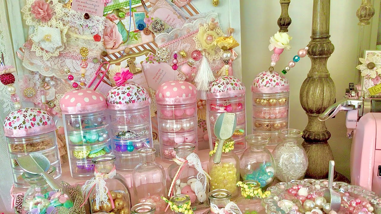 DOLLAR TREE STICK PIN CUSHIONS | GLAM YOUR BEAD STORAGE CONTAINERS ...