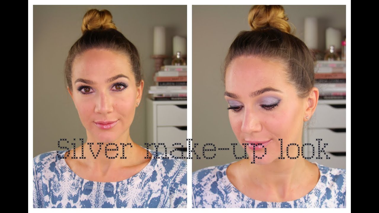 Silver Make-up Look - YouTube