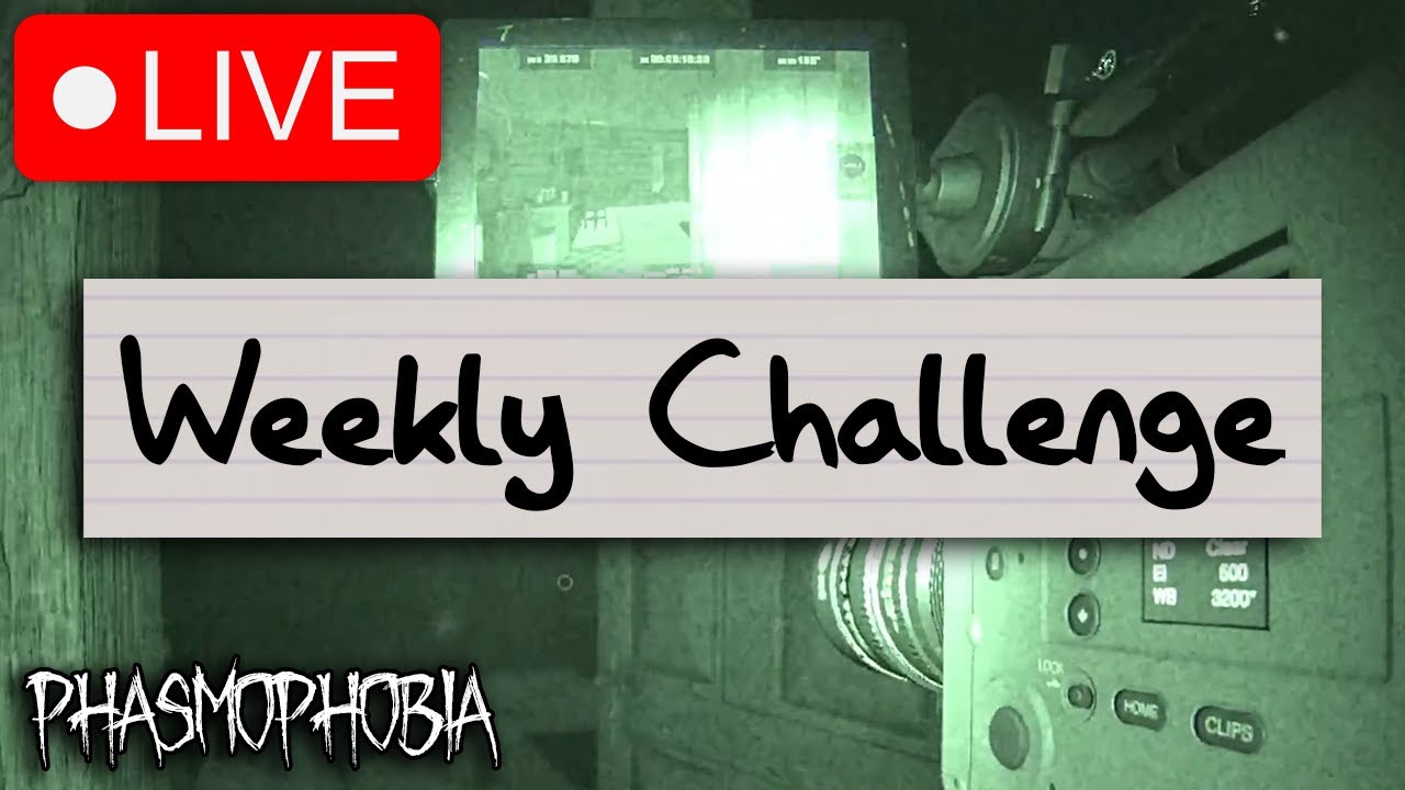 Weekly Challenge #60 | Phasmophobia LIVE - YouTube