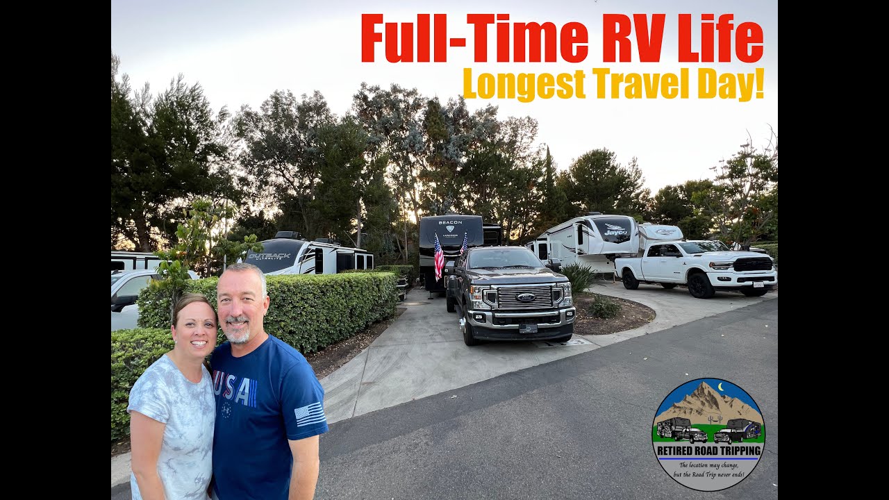 Full Time RV Life - Longest Travel Day Ever - SoCal Beaches || EP35 ...